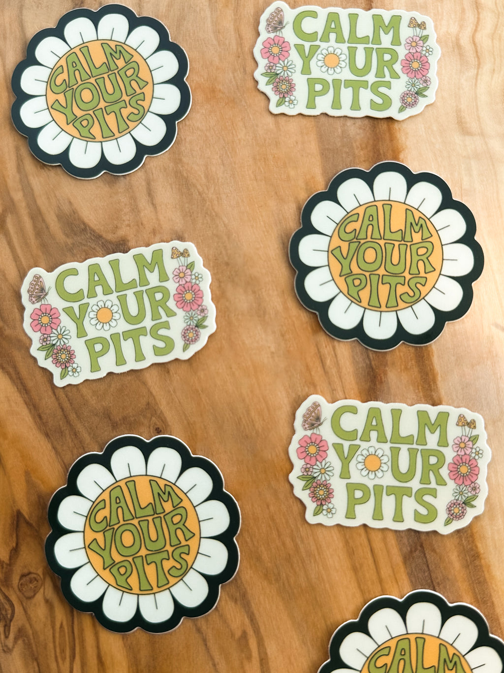Stickers – Calm Your Pits